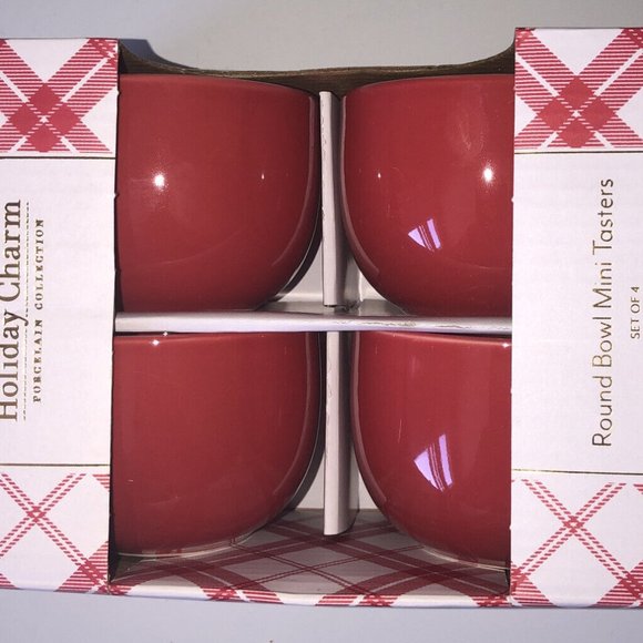 Dining | Robert Stanley Holiday Charm Porcelain Collection Red Round ...